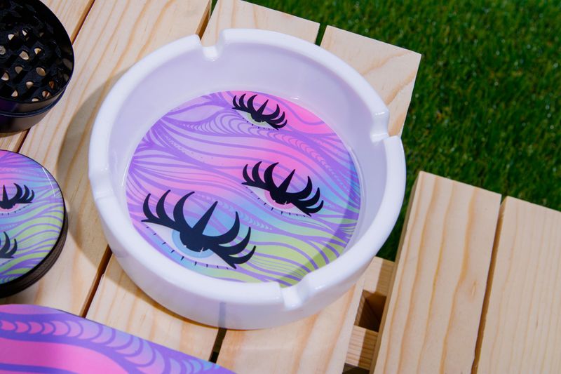 Custom 3inch Glass Ashtray Designs Creative Cosmic Crafts