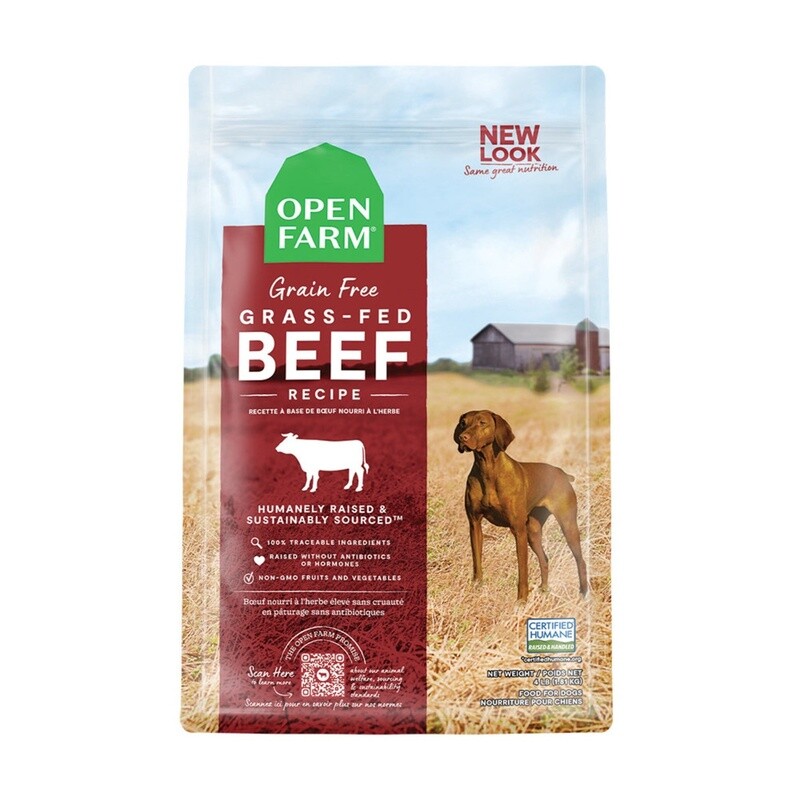 Open Farm - Boeuf Sans Grains pour chiens (1.81 kg)