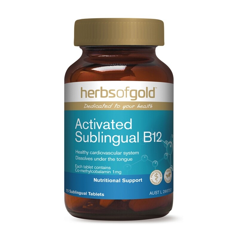 Activated Sublingual B12 | Herbs of Gold | The Vitamin Outlet