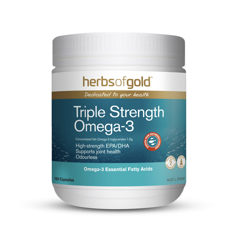 Triple Strength Omega-3 | Herbs of Gold | The Vitamin Outlet