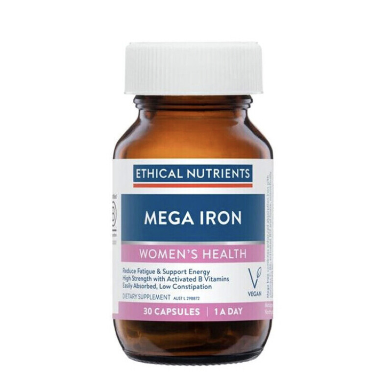 Megazorb Mega Iron with Activated B Vitamins | Ethical Nutrients | The ...