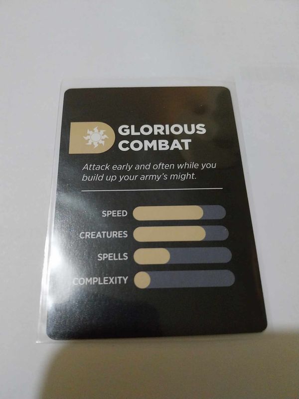 Glorious Combat Theme Card