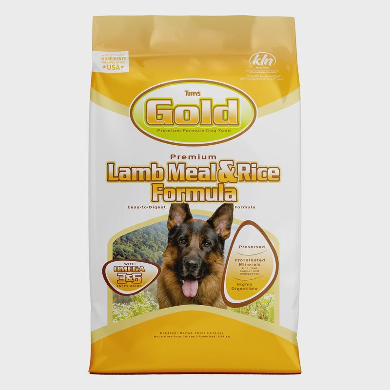 RAH TUFFY'S GOLD LAMB & RICE DOG FOOD 18KG