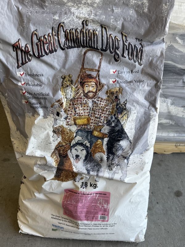 GREAT CANADIAN DOG FOOD 18KG