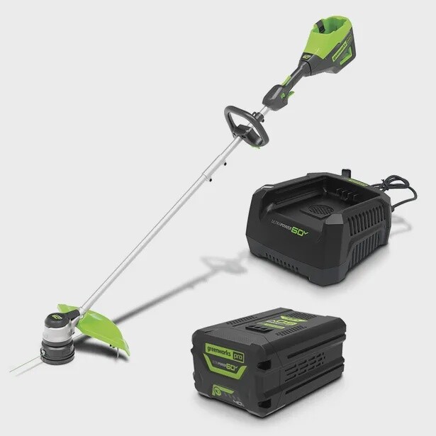 60V String Trimmer Gen II with 4AH Battery and 6A Charger