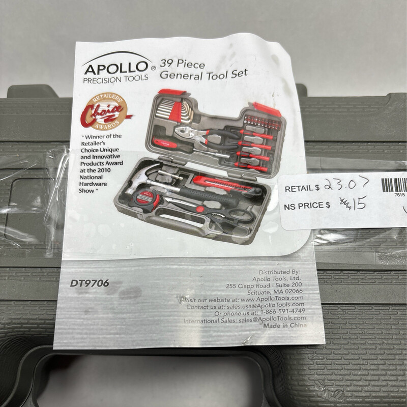 Apollo General Tool Set (39-Piece) DT9706