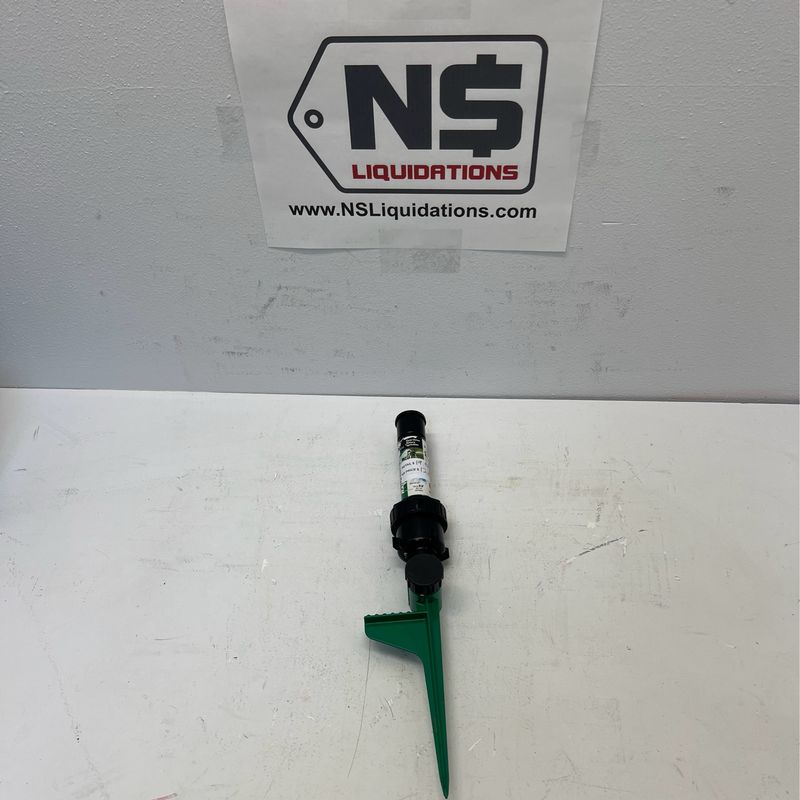 Rain Bird 32SA Gear Drive Rotor Sprinkler on a Spike with Rain Curtain ...