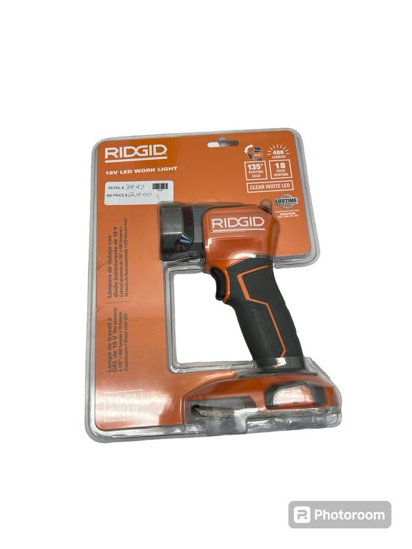 Ridgid 18V Cordless LED Work Light (Tool Only) R8695B