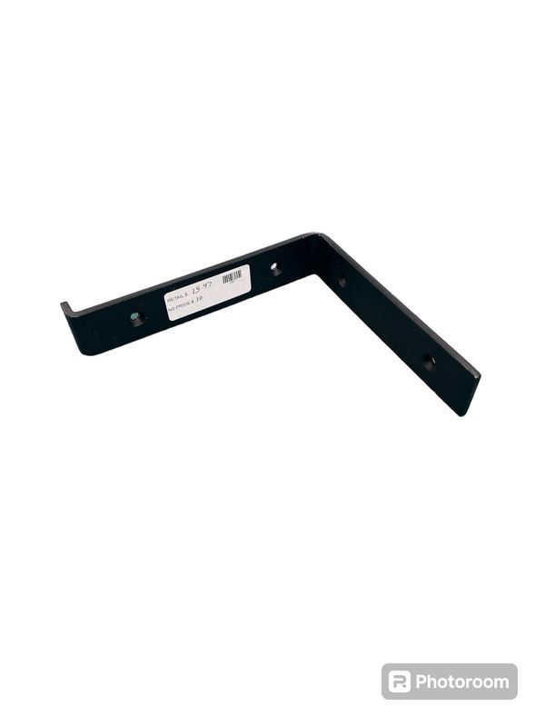 Crates & Pallets 8 in. Black Steel Shelf Bracket for Wood Shelving