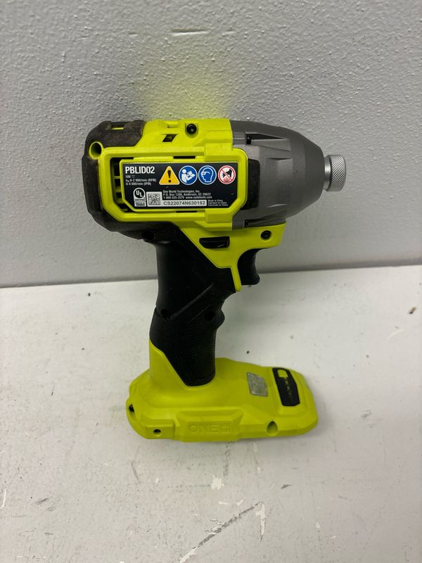 RYOBI ONE+ HP 18V Brushless Cordless 1/4 in. 4-Mode Impact Driver (Tool ...