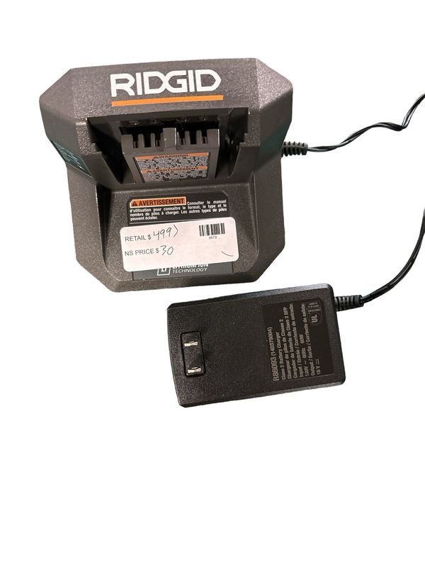 RIDGID 18V Lithium-Ion Charger AC86093N