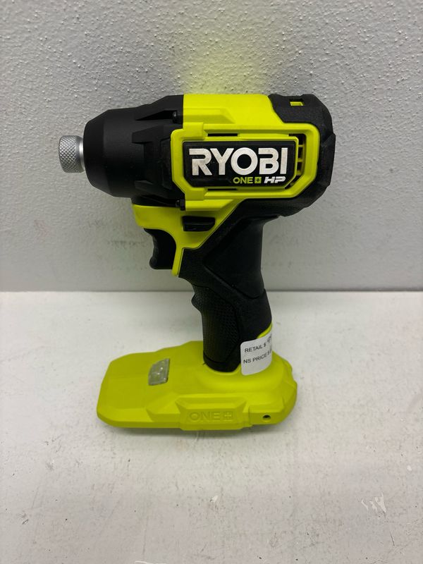 RYOBI ONE+ HP 18V Brushless Cordless Compact 1/4 in. Impact Driver ...