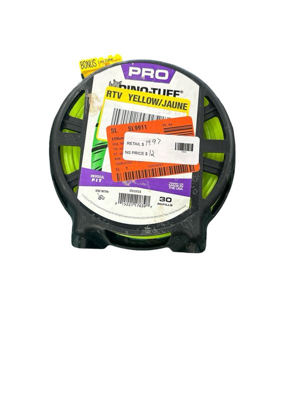 Rino-Tuff Universal Fit 0.155 in. x 90 ft. Pro Twisted Line for Gas and ...