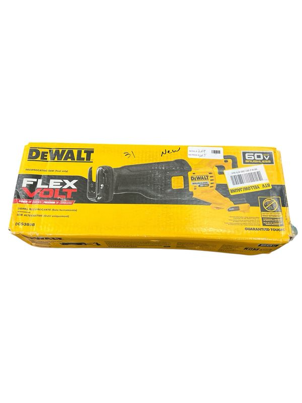 Dewalt FLEXVOLT 60V MAX Cordless Brushless Reciprocating Saw (Tool Only) DCS389B
