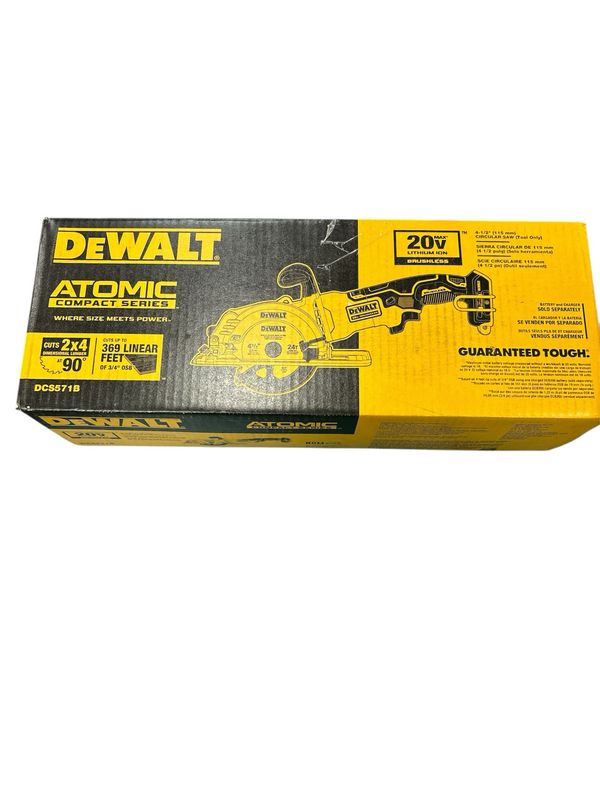 DEWALT ATOMIC 20V MAX Cordless Brushless 4-1/2 in. Circular Saw (Tool ...