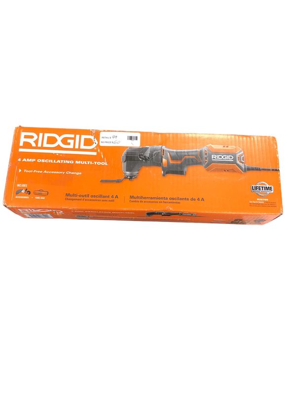 Ridgid 4 Amp Corded Oscillating Multi-Tool R28700