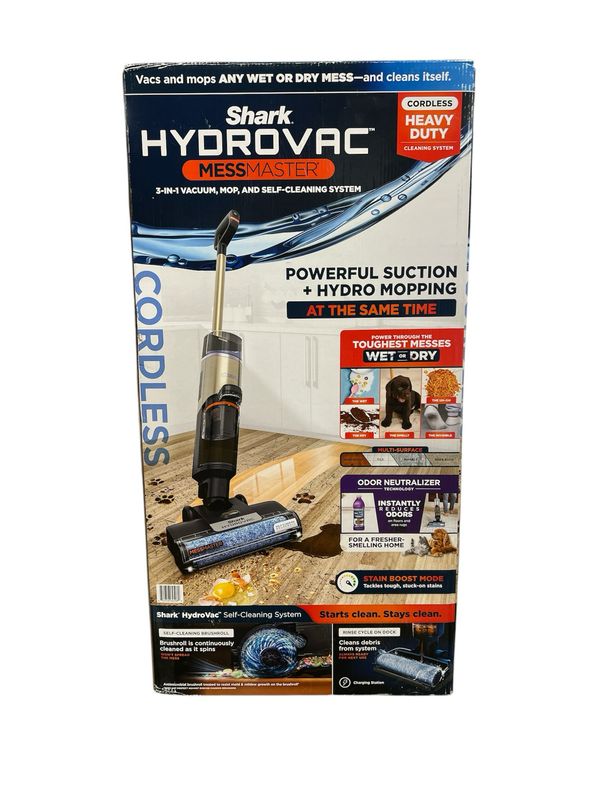 Shark HydroVac MessMaster 3-in-1 Cleaner Bagless, Cordless, Washable ...