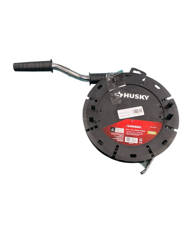 Husky 1/4 in. x 15 ft. Drain Auger 82-970-111 Appears New