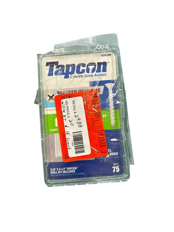 Tapcon 1/4 in. x 2-3/4 in. White UltraShield Phillips Flat-Head ...