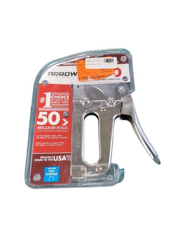 Arrow T50 Heavy Duty Manual Staple Gun T50