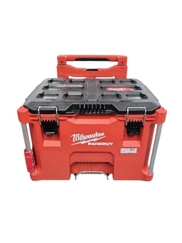Milwaukee PACKOUT 22 in. Rolling Modular Tool Box Low Profile Handle 48 ...