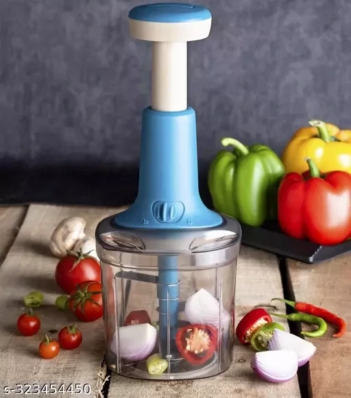 Indigo 650ml Large Quick & Powerful Hand Held Food Chopper to Chop ...