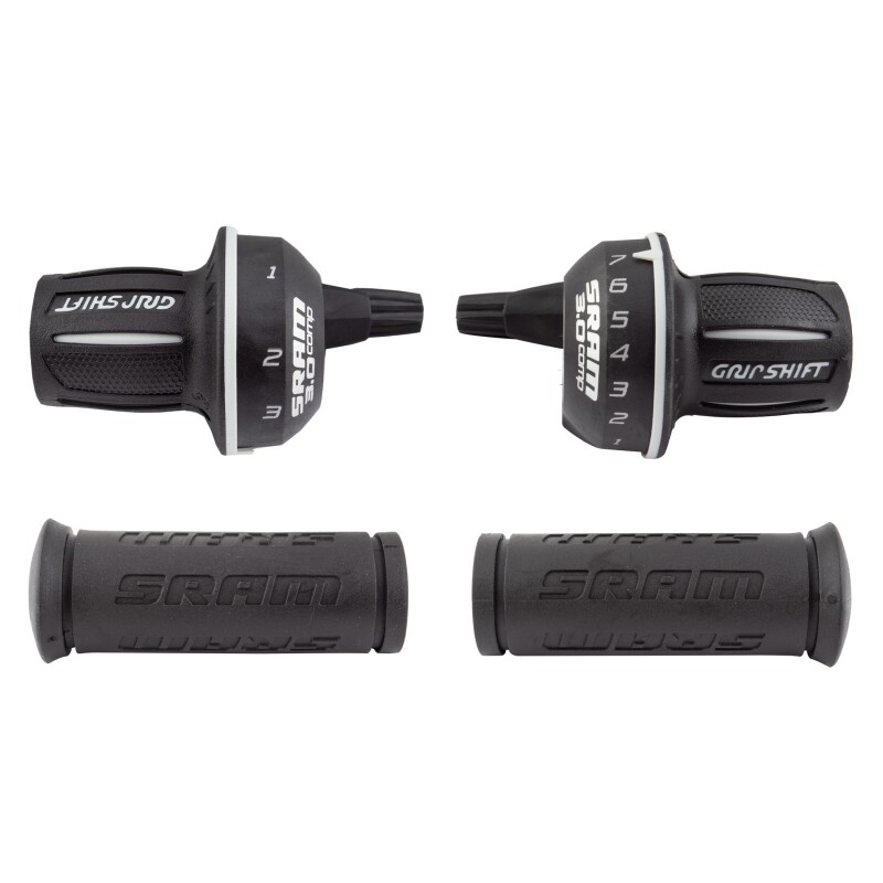 SRAM 3.0 Gripshift Twist Shifter Set 7 Speed