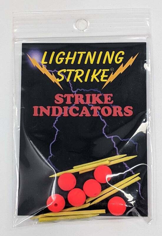 Lightning Strike Ball Indicators w/ Pegs 1/2" Fluorescent Pink