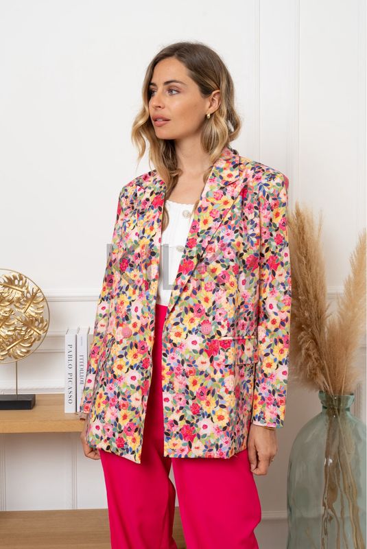 The Ella Floral Boyfriend Blazer