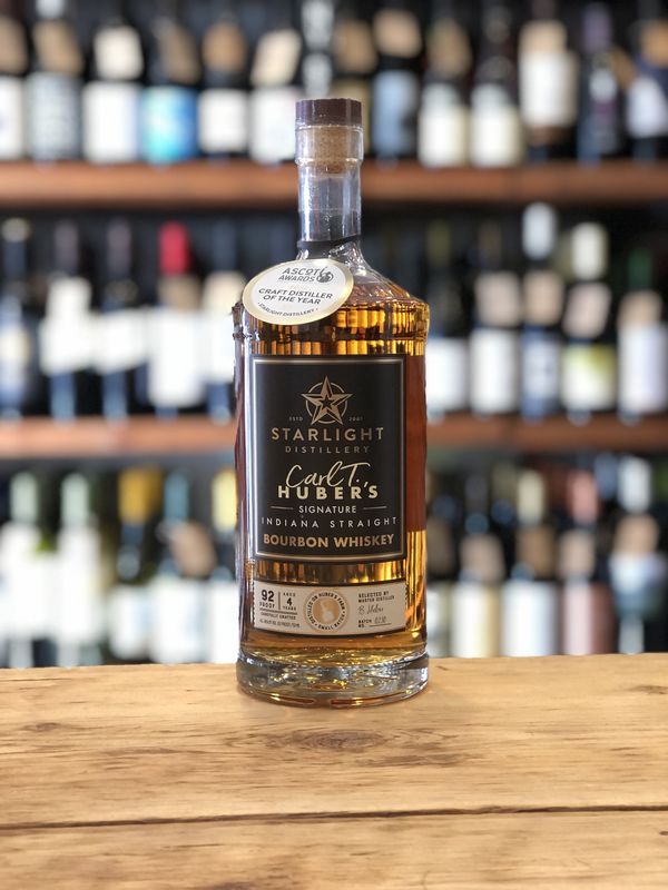 Starlight Distillery - Carl T Huber's Signature Indiana Straight ...