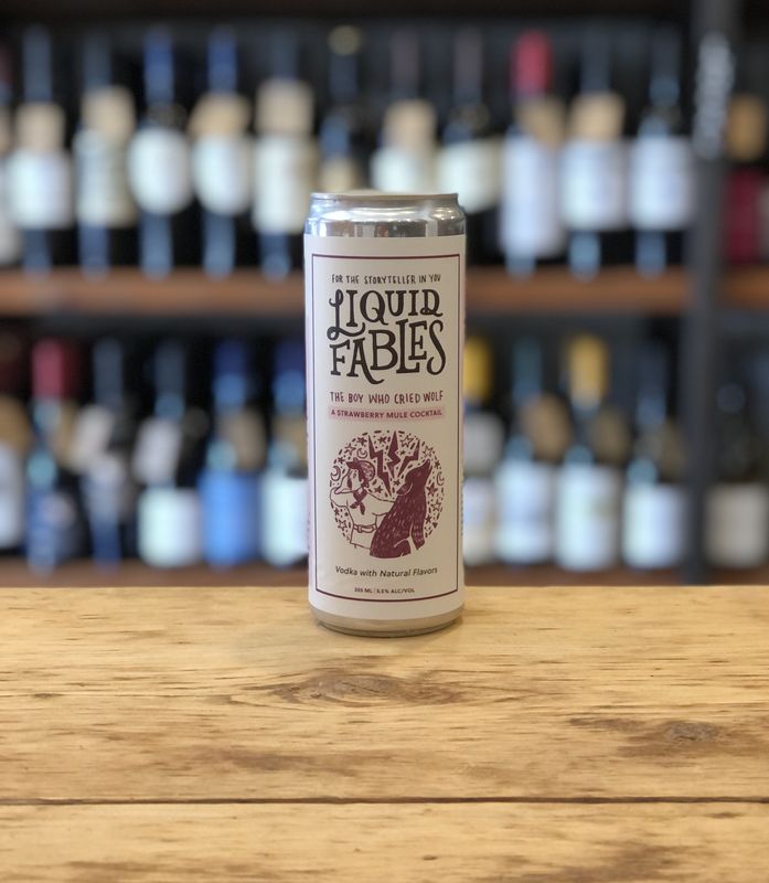 Liquid Fables - The Boy Who Cries Wolf Strawberry Mule Cocktail (355ml)