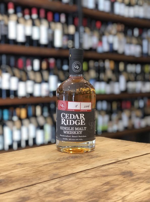 Cedar Ridge - Single Malt Whiskey (750ml)