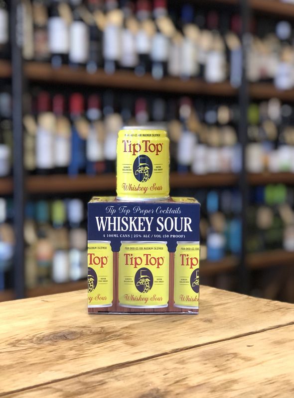 Tip Top - Whiskey Sour RTD Cocktail Can (100ml)