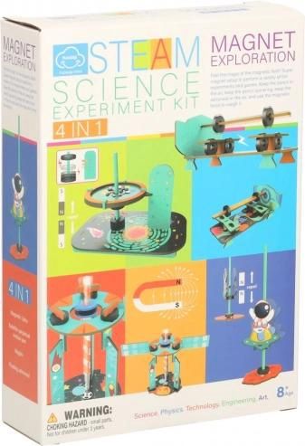 STEM Science Experiment 4 in 1 Kit – Magnet Exploration – Home sam ...