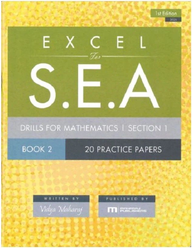 Excel for SEA – Drills for Mathematics Section 1 – Book 2 (20 Practice ...