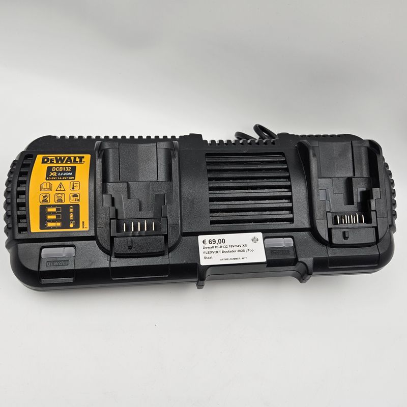 Dewalt DCB132 18V/54V XR FLEXVOLT Duolader 2025 | Top Staat — Used Products