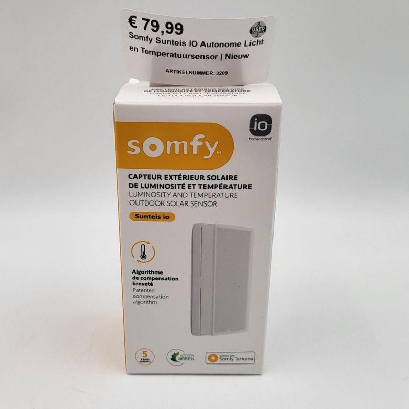 Somfy Sunteis IO Autonome Licht en Temperatuursensor | Nieuw — Used ...