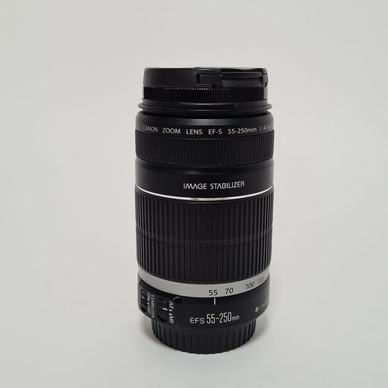 Canon EFS 55-250mm f/4-5.6 IS Zoom Objectief — Used Products