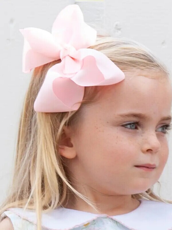 Blush Biggie Bow