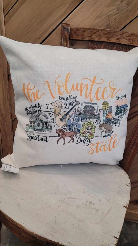 TN Map Pillow