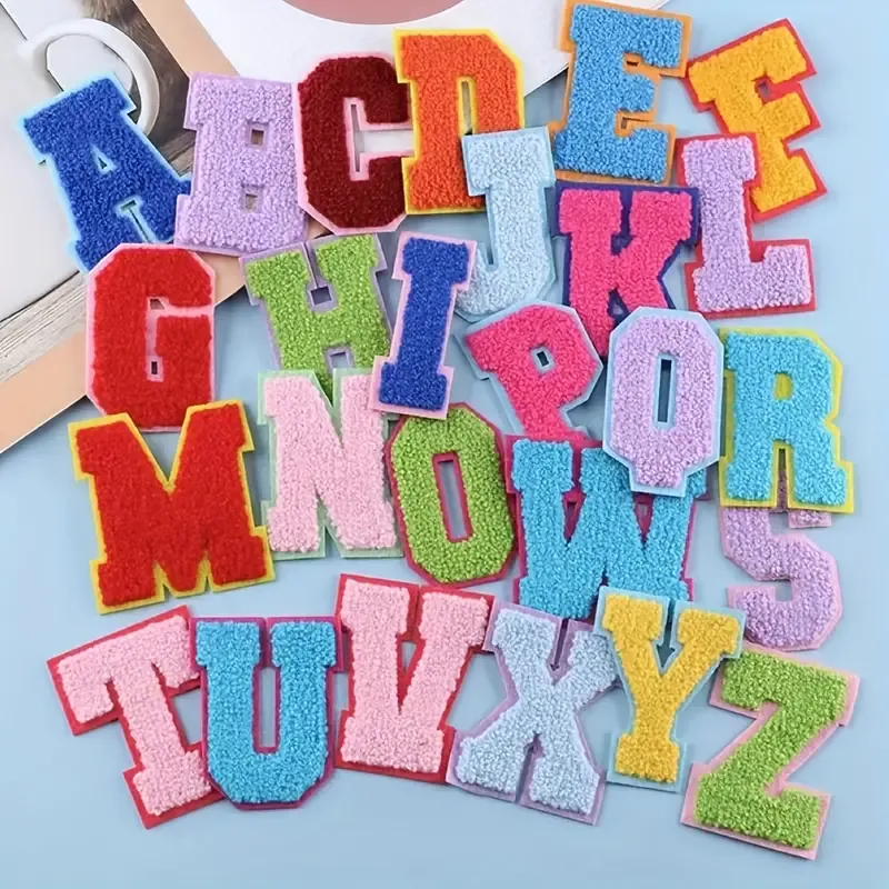 Multi-Color Letter Patches