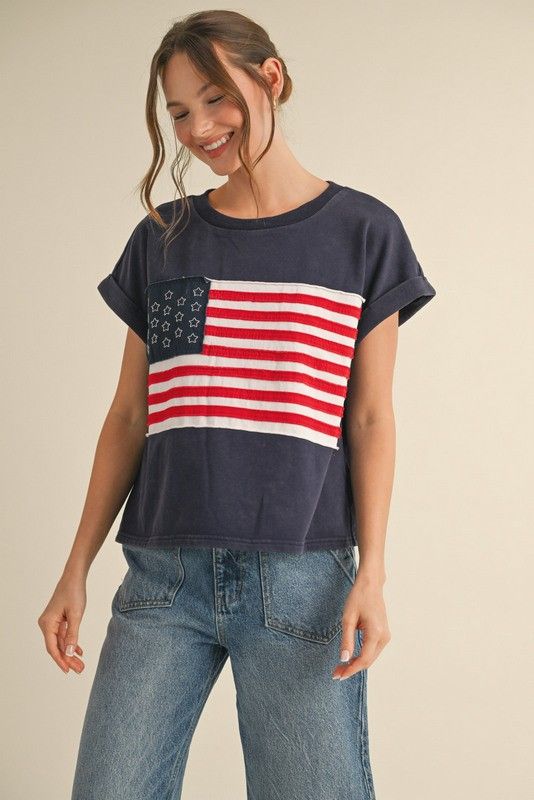 American Flag Top