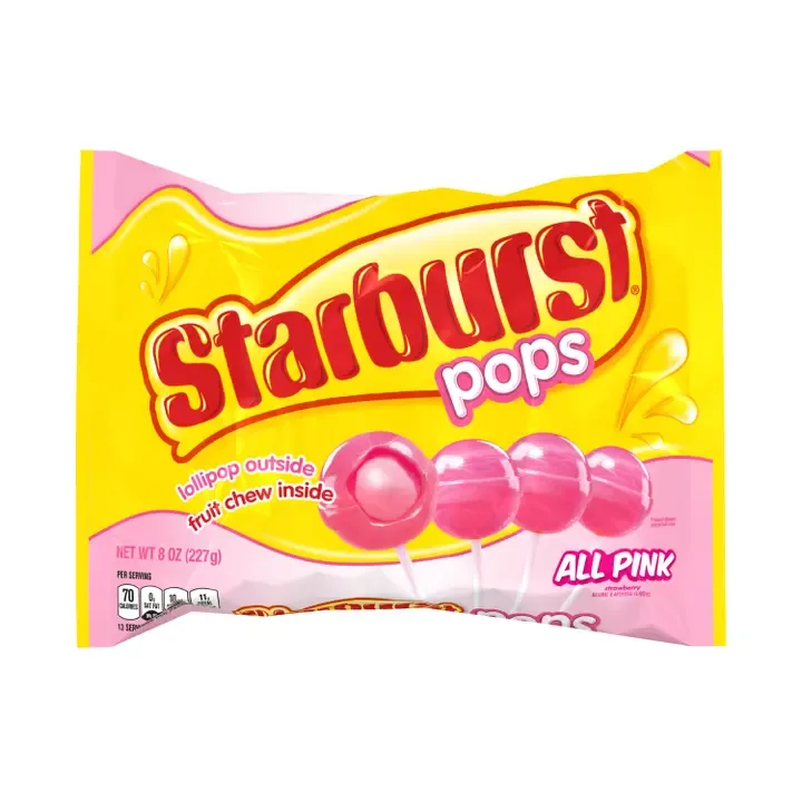 Starburst Pops all Pink 8oz Bag