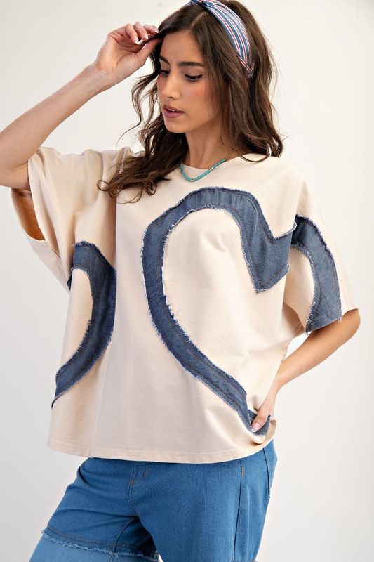 CH Denim Darling Top