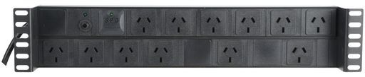 2RU 12 Way 10A Surge Protected PDU