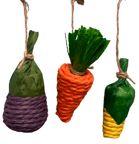 A&E Cage Company Nibbles Veggie Patch Small Animal Chew Toy