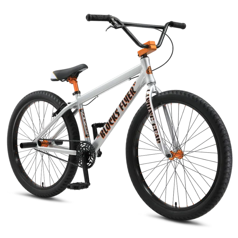 SE Blocks Flyer 26 Iced Out Silver