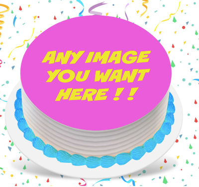 Custom Edible Image Cake