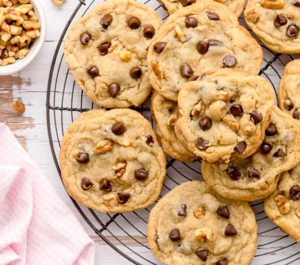 6 Extra Large Alotta Chocolate Chip Walnut Cookies
