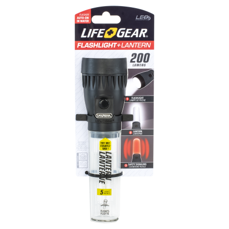 Life Gear Advanced Glow Float Flashlight